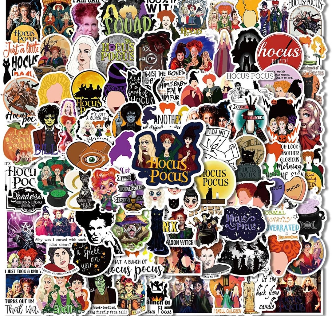 Hocus Pocus Stickers, Witch Art, Witchcraft Stickers, Gothic Stickers ...