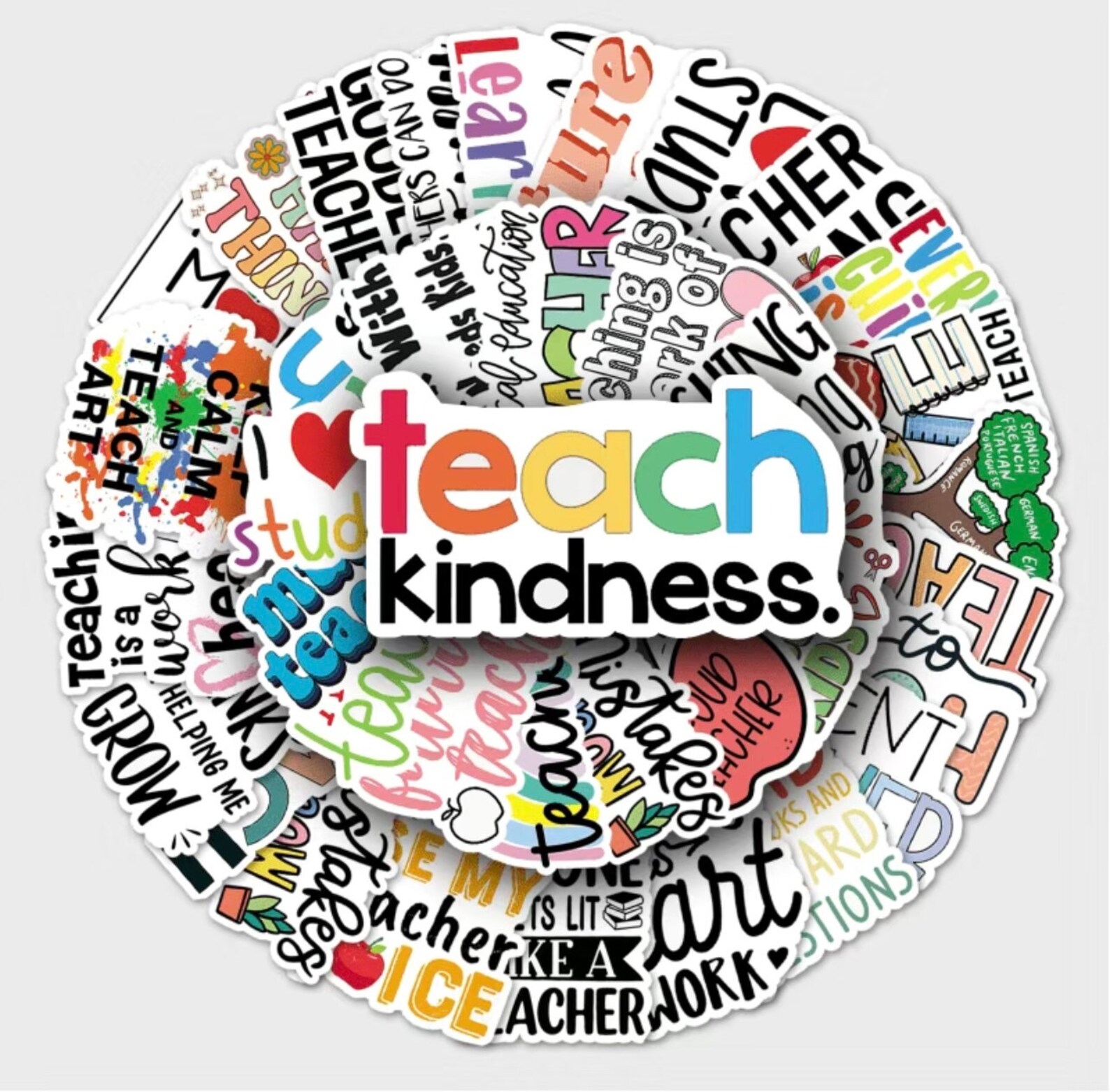 Inspirational Stickers for Teachers - Waterproof, Vinyl Stickers ...