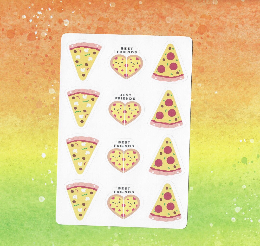 Pizza Best Friend Sticker, Pizza Quote Sticker, Pizza Saying, Pizza ...