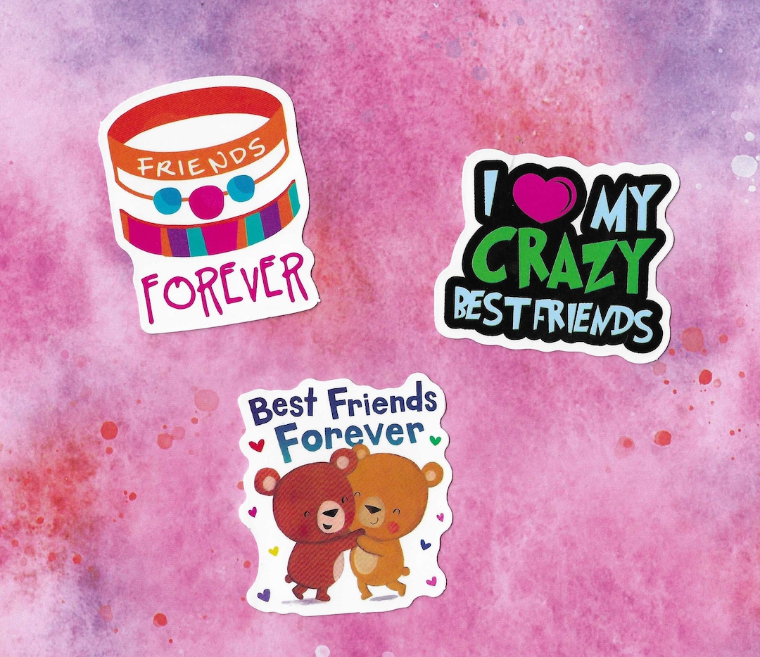 Friends Sticker, Best Friends Sticker, Friends Forever Sticker, Vinyl ...