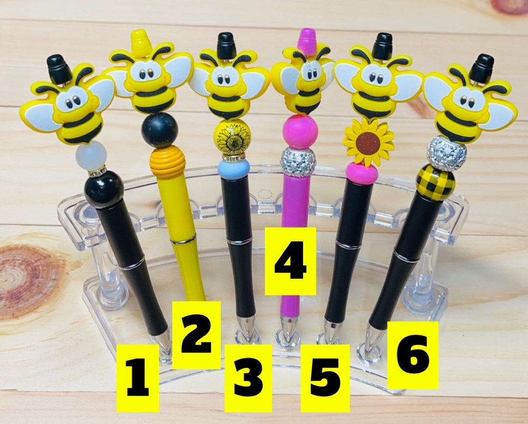 Honey Bee Pen, Beaded Pen, Journal Pen, Gift Pen, Fancy Pen, Planner ...