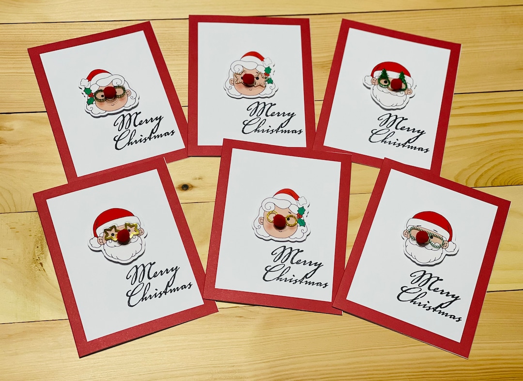 Merry Christmas Card Christmas Note Card Blank Card Holiday - Etsy