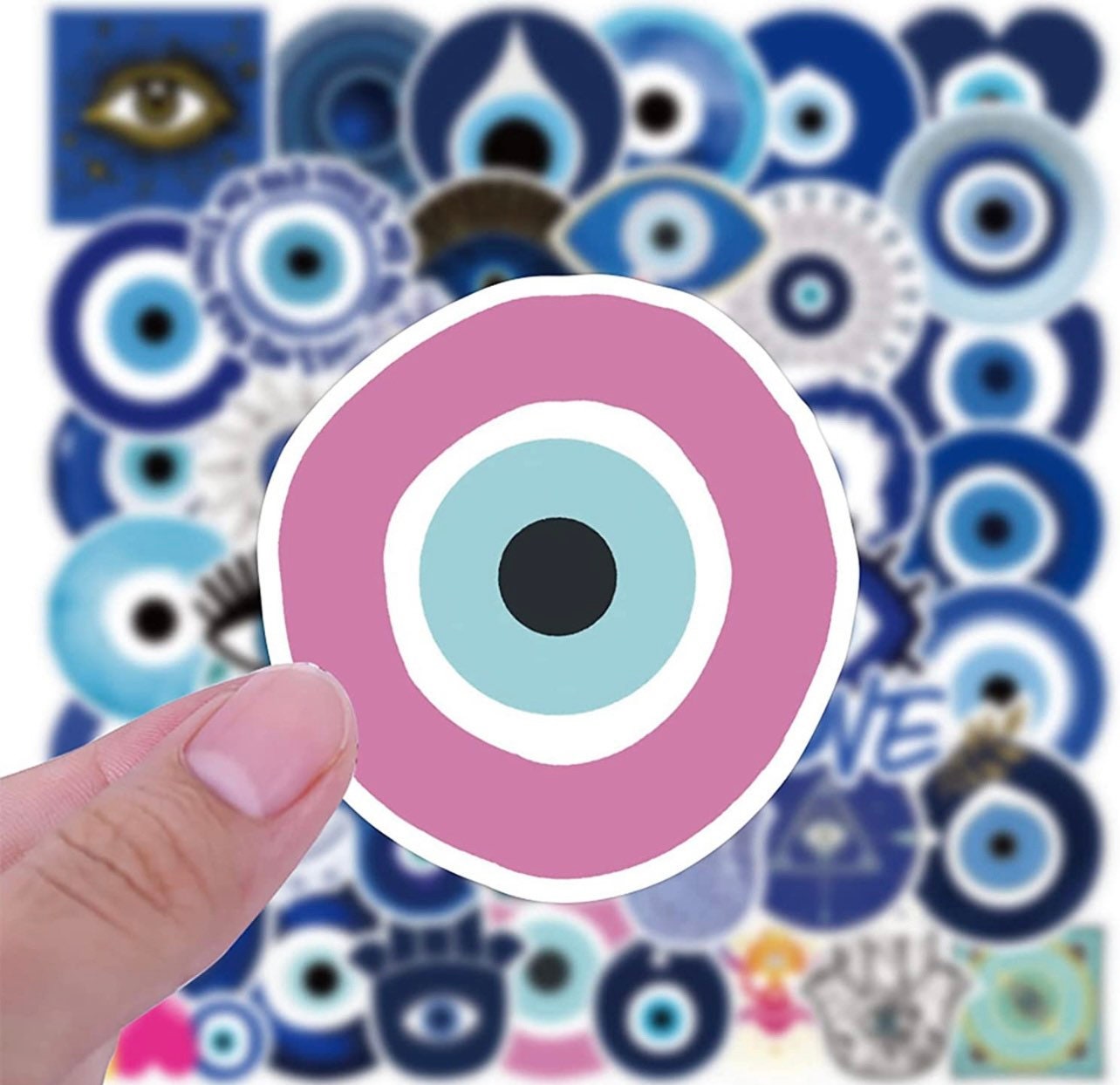 EVIL EYE Sticker Pack Evil Eye Art Gothic Stickers Gothic - Etsy