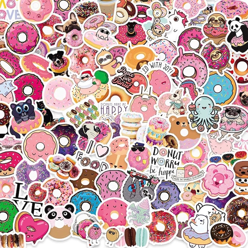 Donut Sticker - Etsy