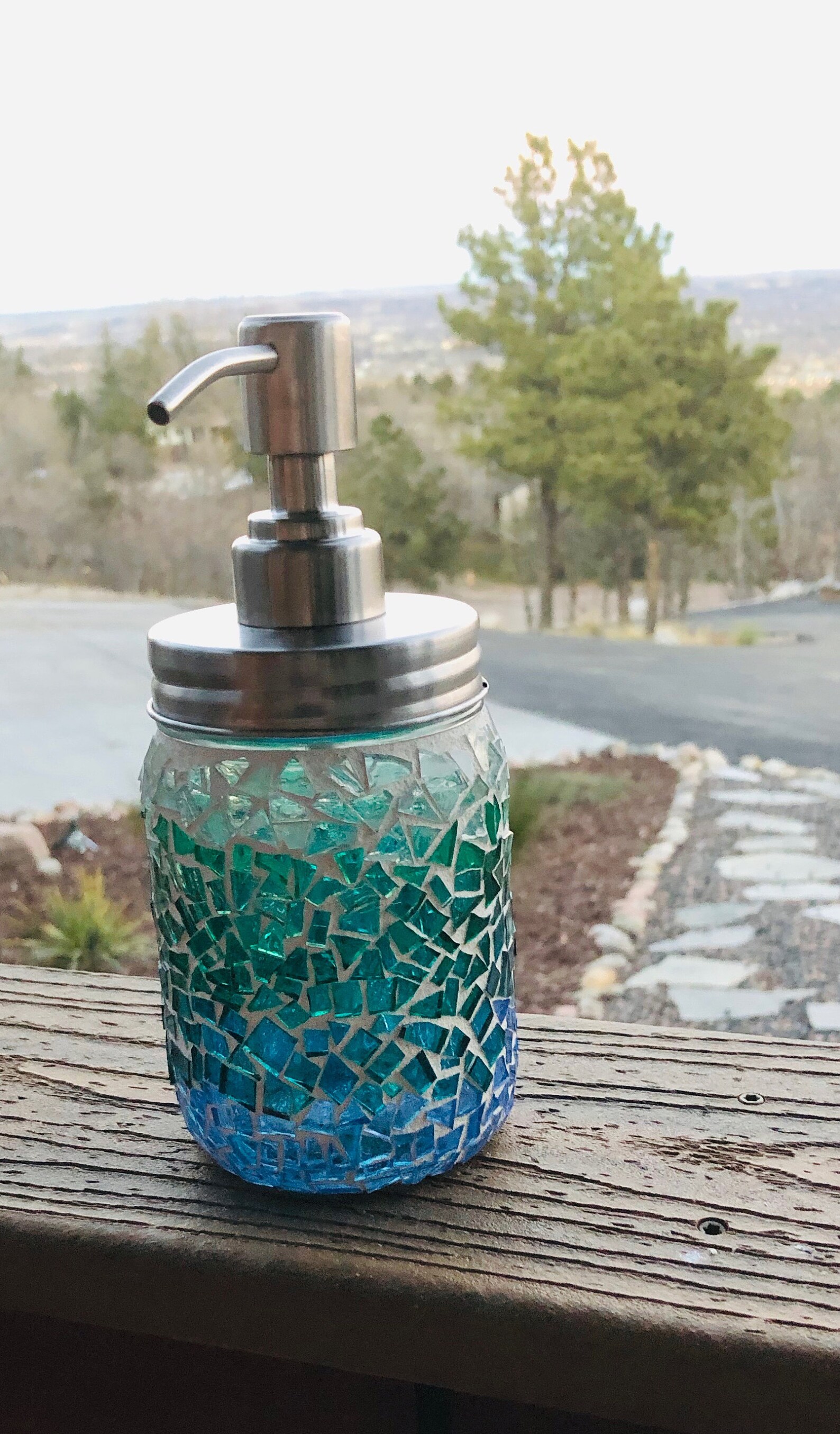 Sea Glass Soap Dispenser - Etsy