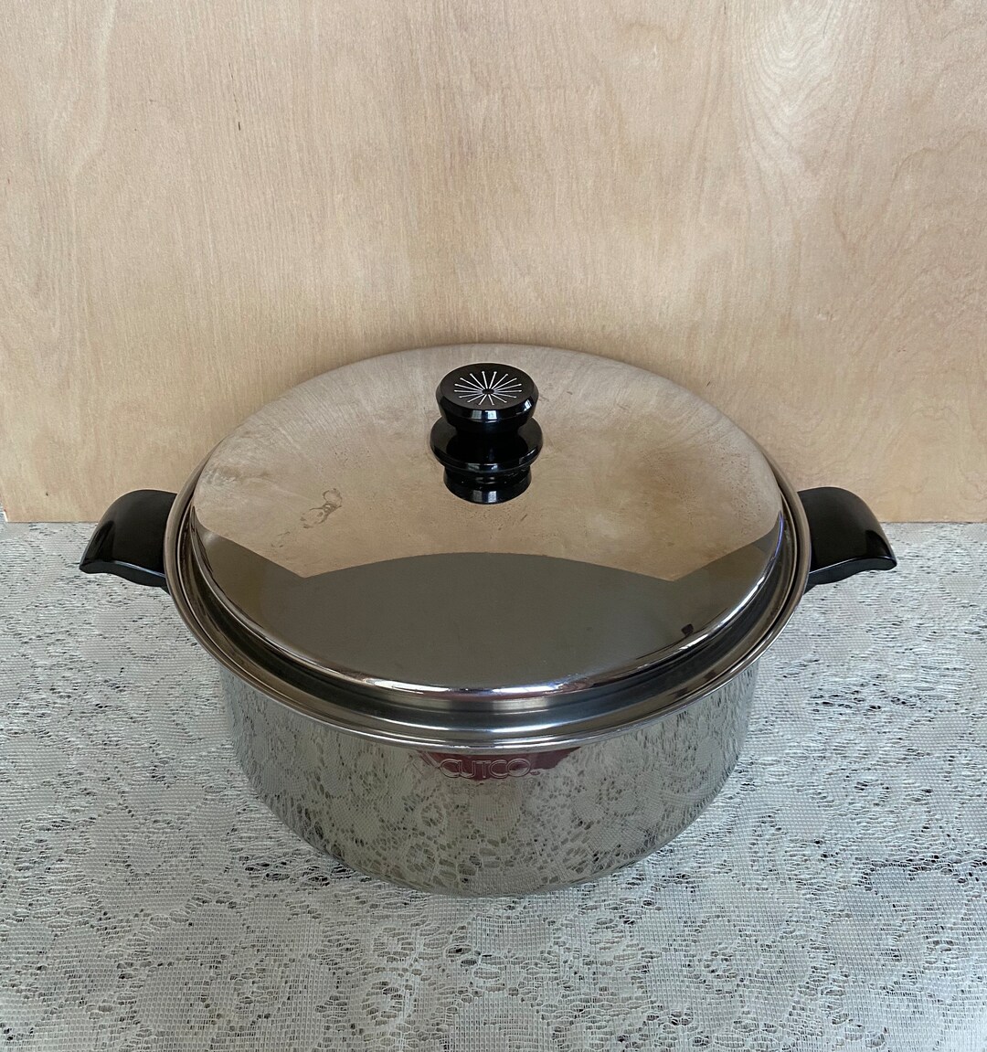 Cutco Stainless 5-ply Aluminum Core Pot With Lid - Etsy