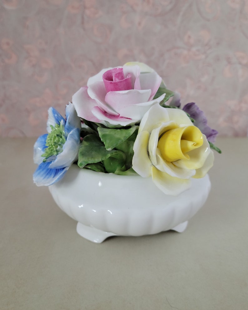 Vintage Radnor Handmade Hand Painted Bone China Roses Flower - Etsy Canada