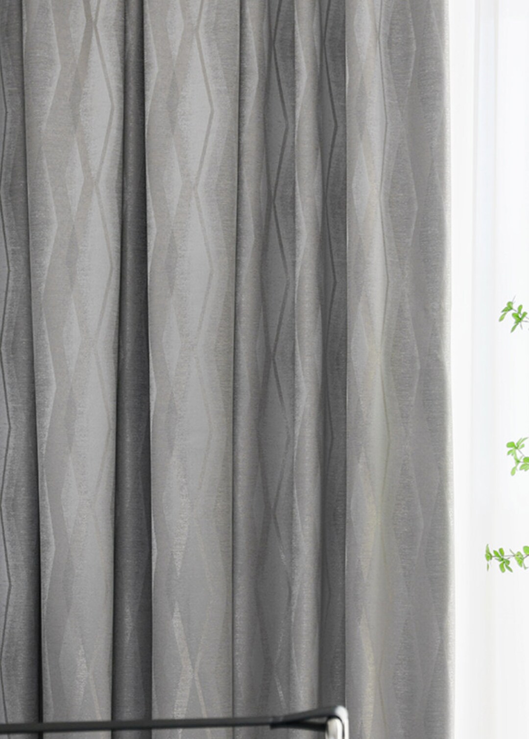 Extra Long Custom Made Drapes Drapery Diamond Pattern Long Length ...