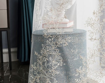 Sheer Lace Curtains - Etsy