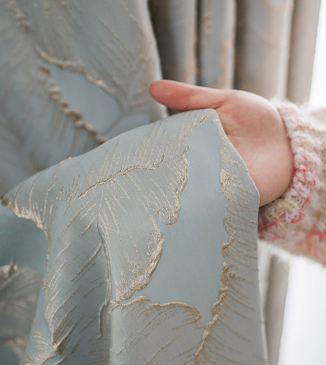 Custom Made Pair of Modern Contemporary Embossed Metallic Gold - Etsy