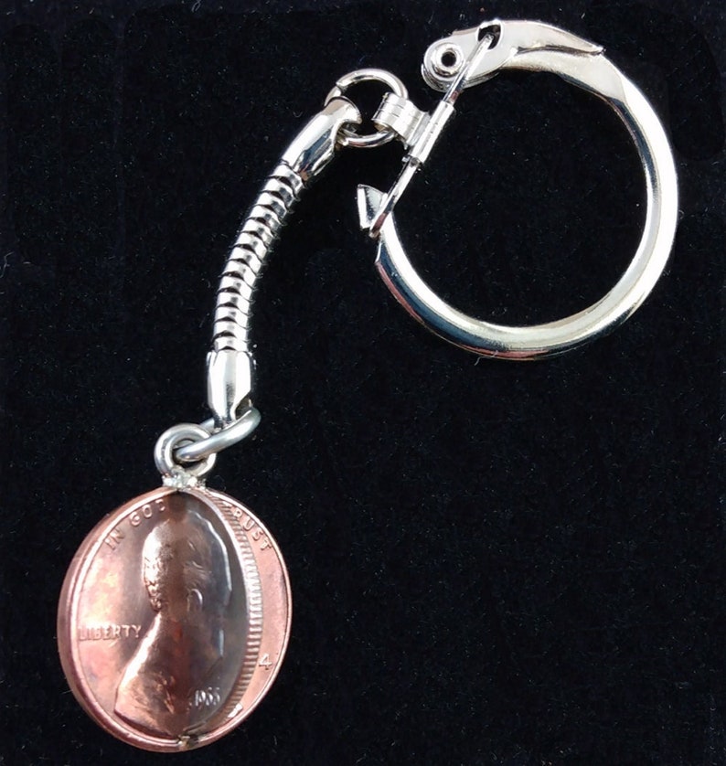 X-files Dreamland Episode Penny Dime Key Chain Silver Color - Etsy