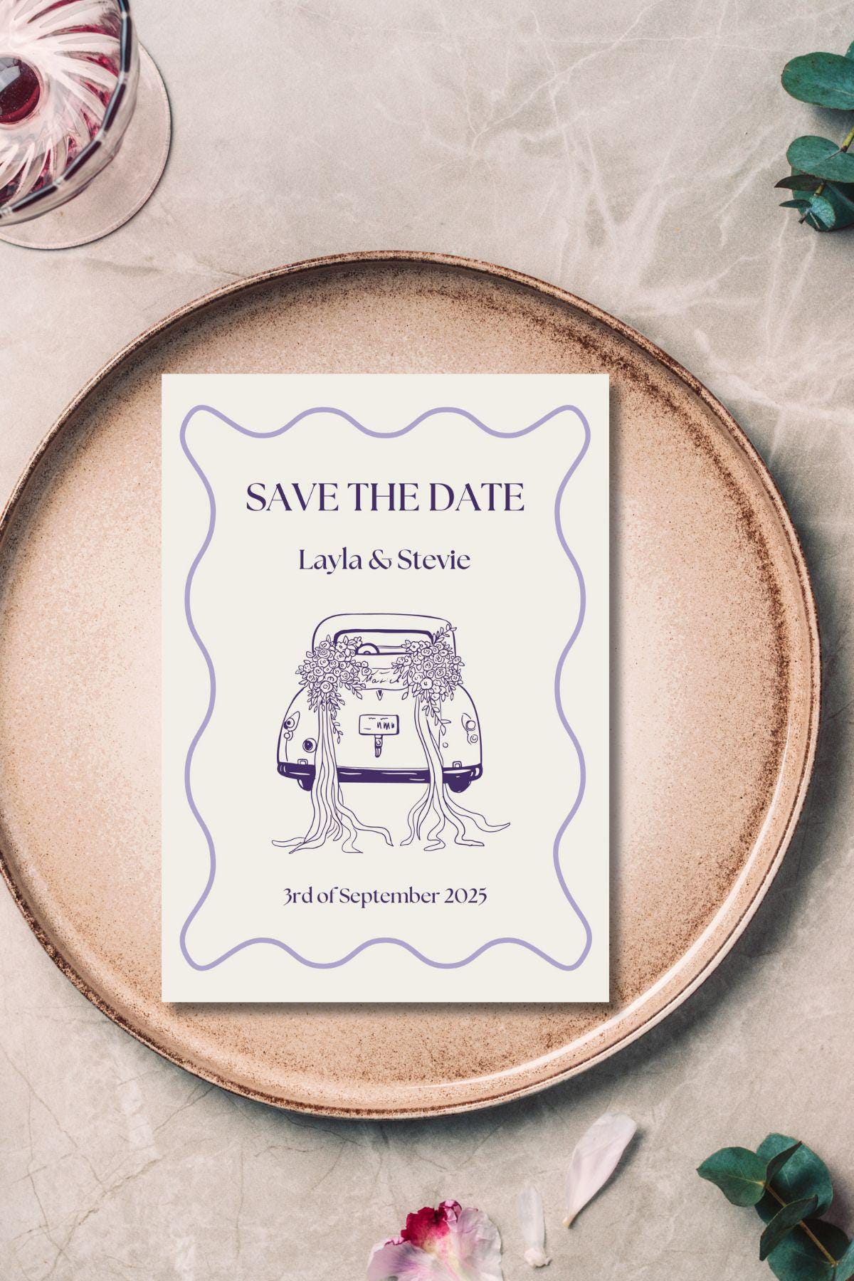 Save the Date Editable Template, 2 Designs. - Etsy