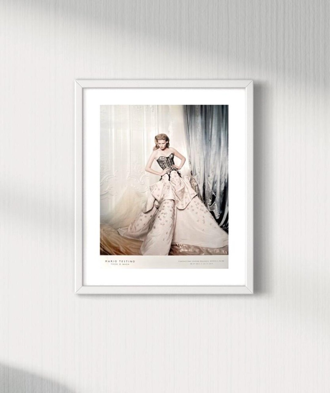 Original Exhibition Poster by Mario Testino Top Fashion Photographer ...