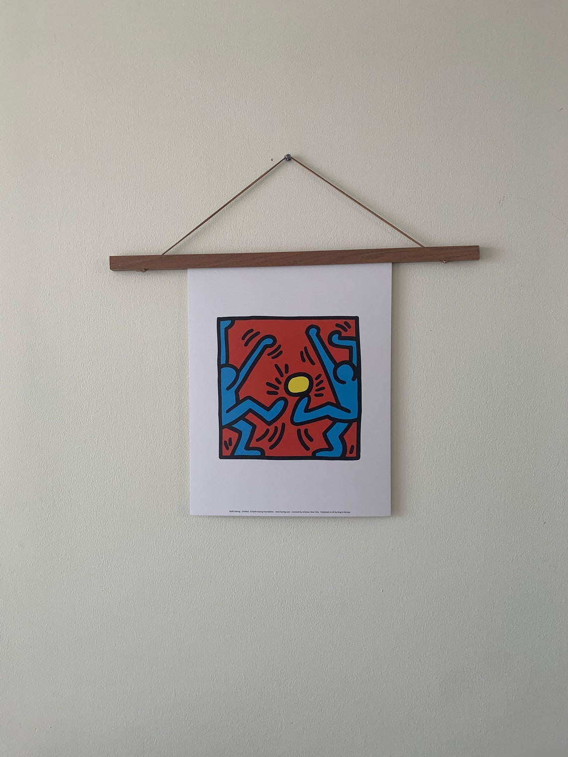 Keith Haring Soccer Theme Estate Approved Museum Issued Fine Art Print ...