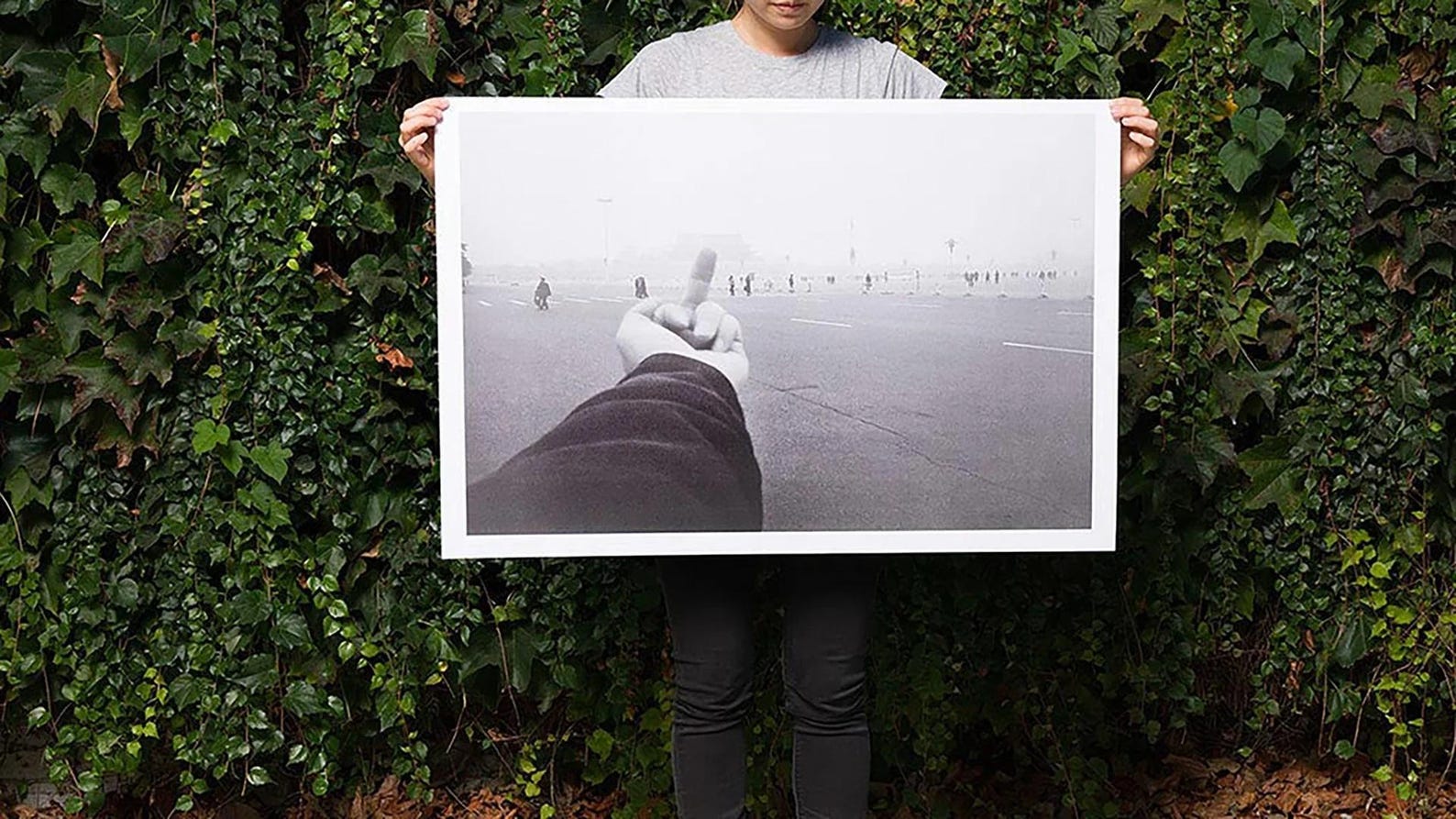 Ai Weiwei 'finger' Art Poster: Free Speech Conceptual Decor (24x36) - Etsy