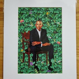 Original President Barack Obama Portrait Print by Artist - Etsy