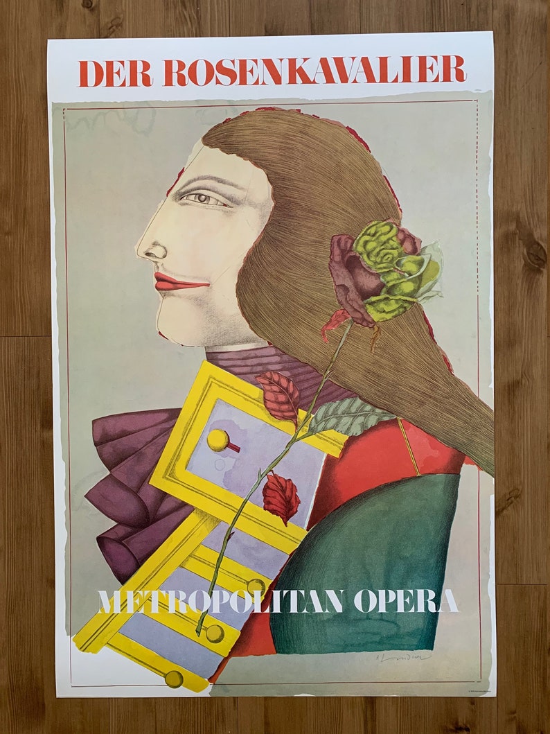 Metropolitan Opera der Rosenkavalier Poster - Etsy Israel