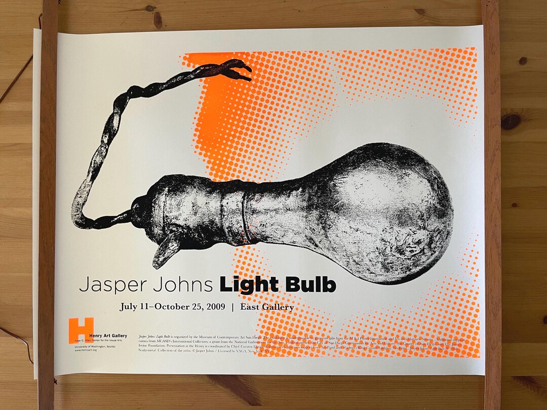 Jasper Johns First Edition Original Exhibition Poster From 2009 ...