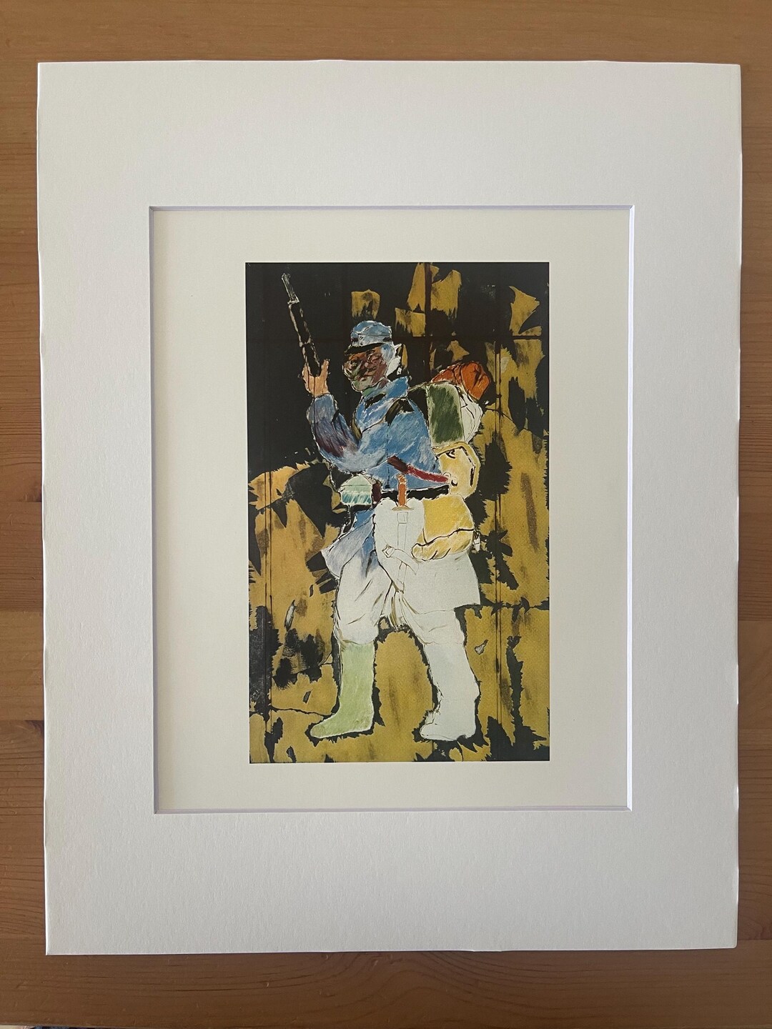 Ronald B. Kitaj Austro Hungarian Soldier Matted Print Estate Approved ...