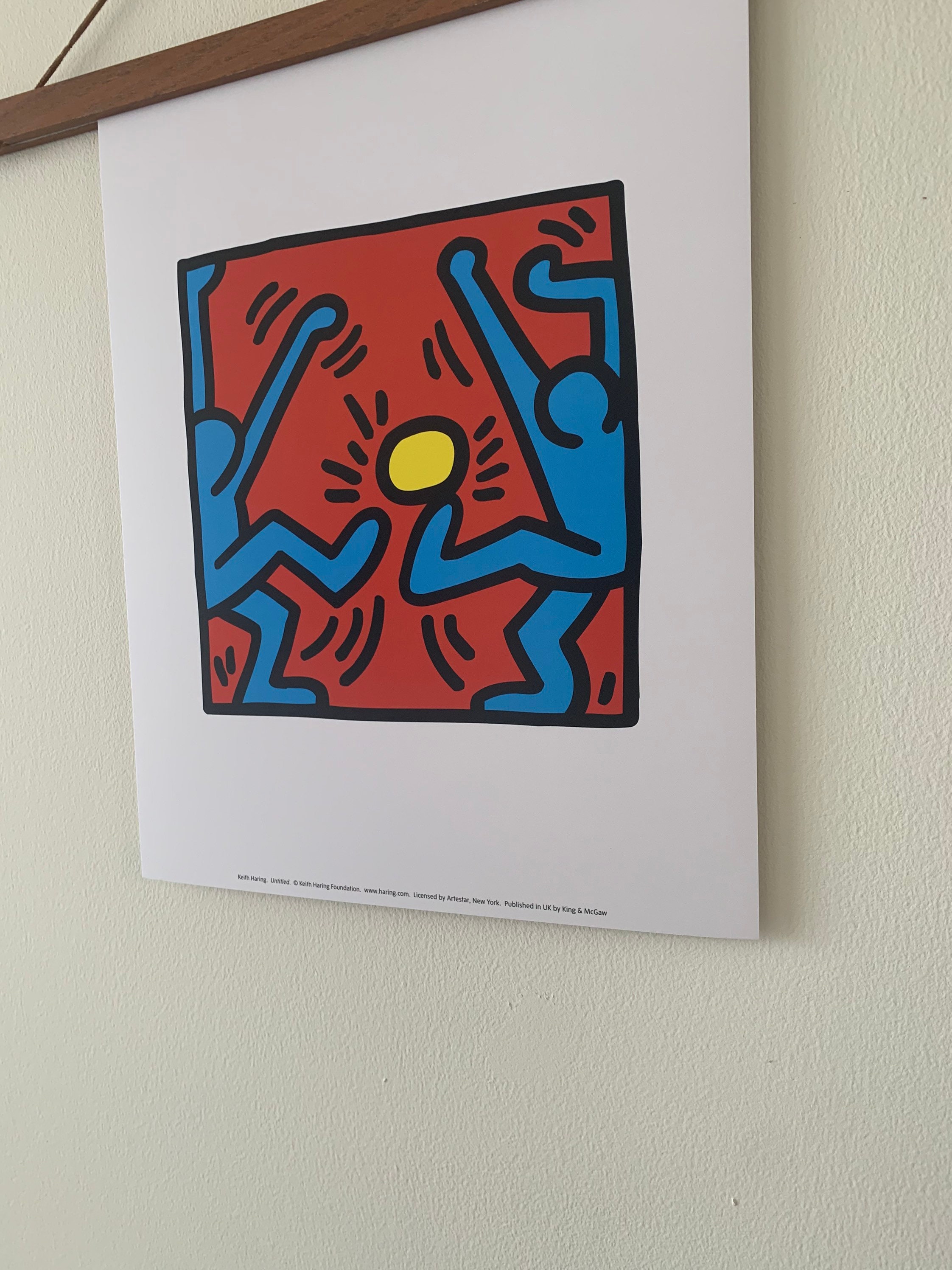 Keith Haring Soccer Theme Estate Approved Museum Issued Fine Art Print ...