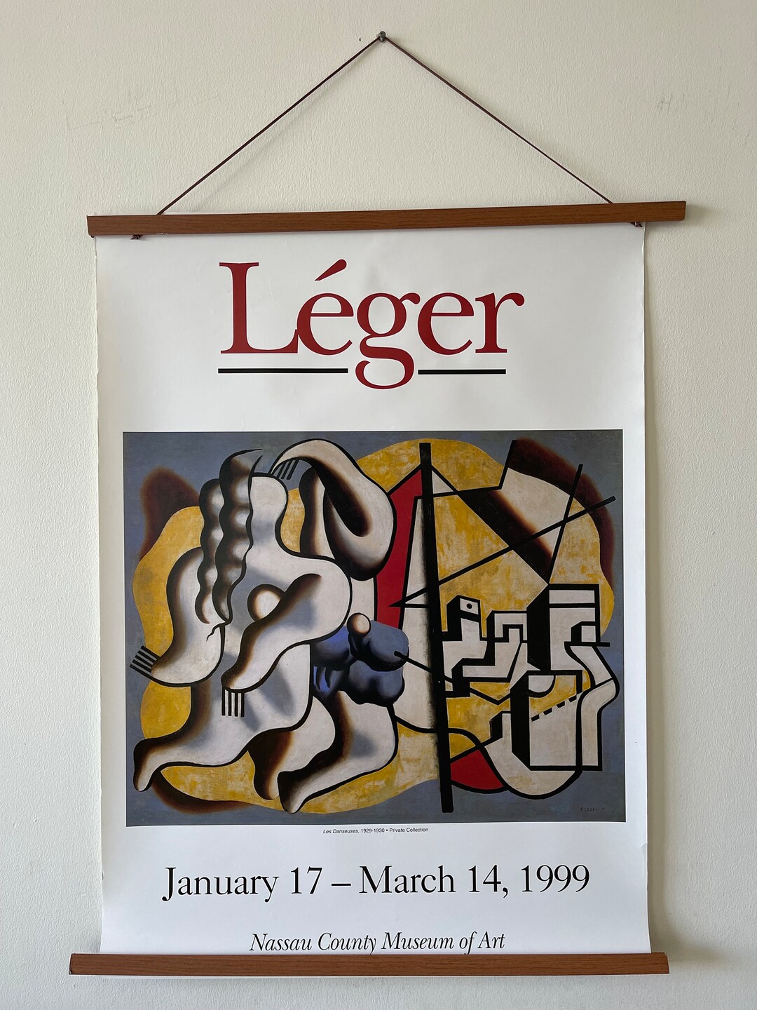 Vintage Exhibition Poster Fernand Leger Original From 1999 ...