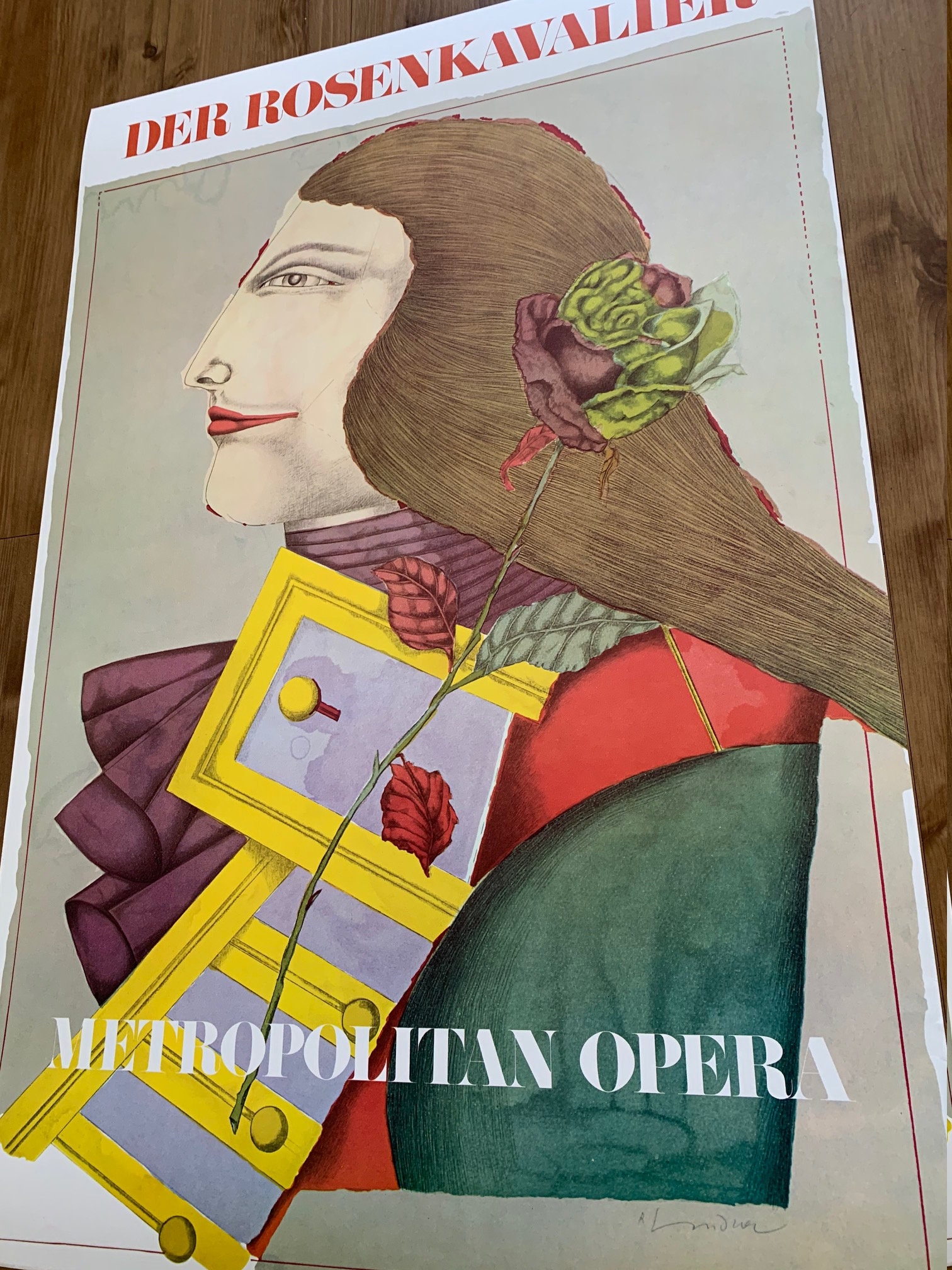 Metropolitan Opera der Rosenkavalier Poster - Etsy Israel