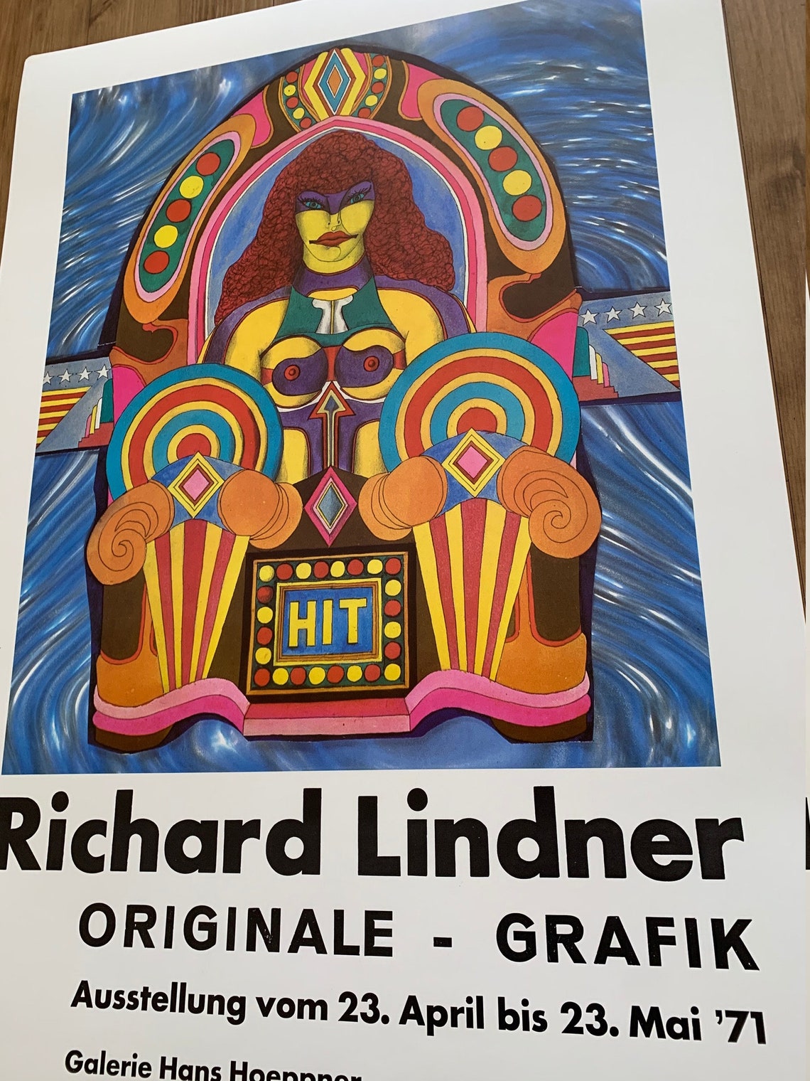 Richard Lindner 1971 Original Exhibition Poster From Germany - Etsy Israel