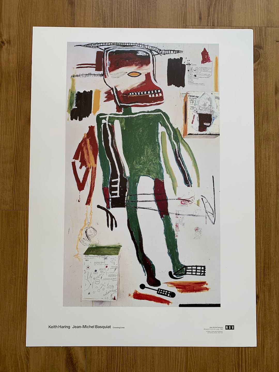 Keith Haring Jean Michel Basquiat Estate Approved Print From Art ...