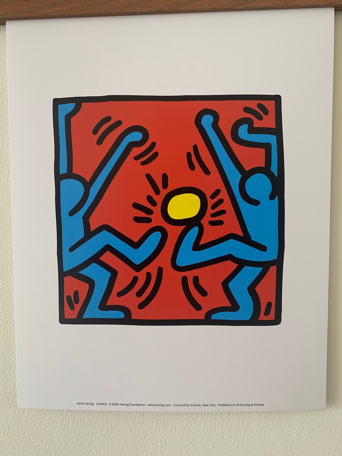 Keith Haring Soccer Theme Estate Approved Museum Issued Fine Art Print ...
