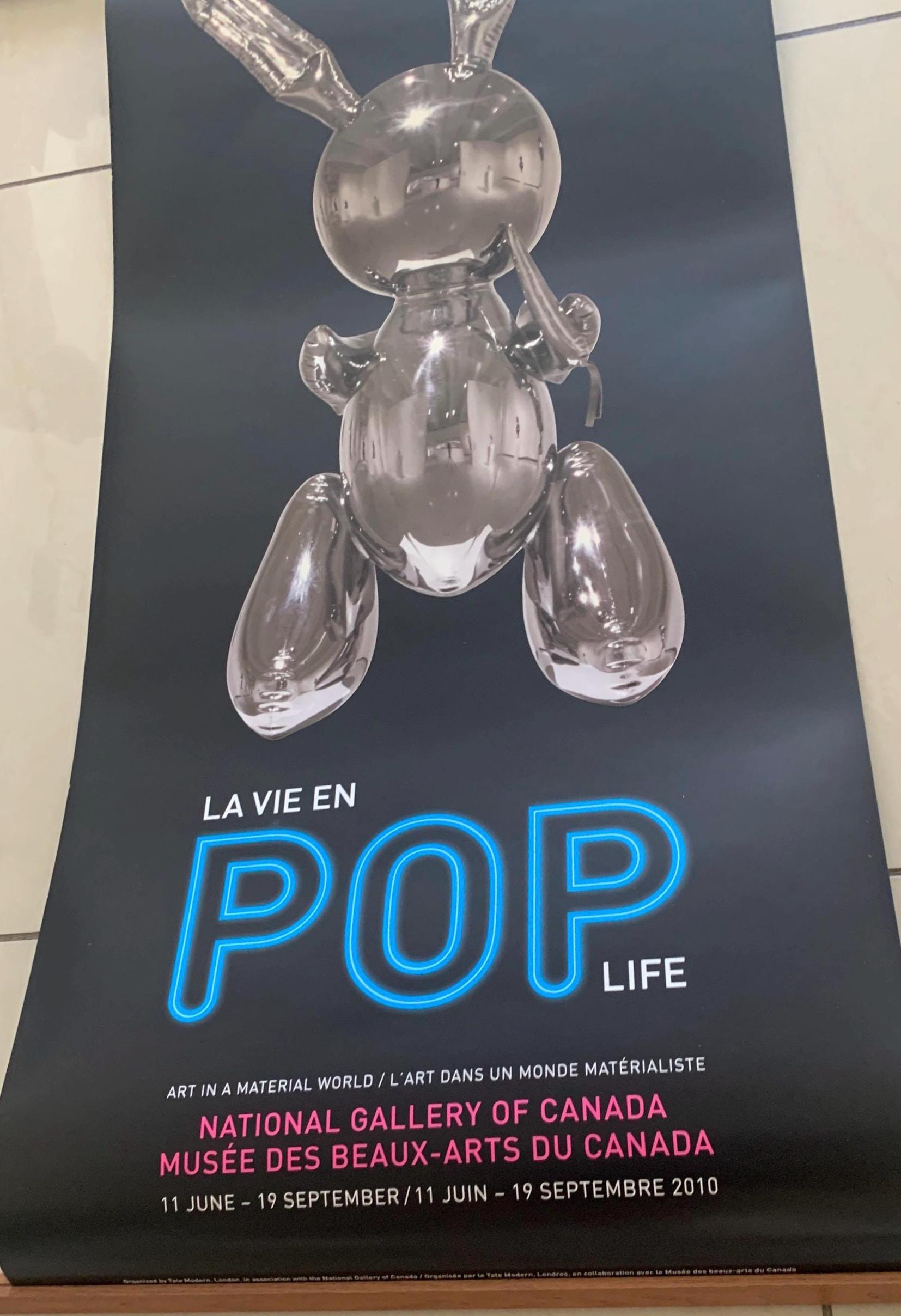 Jeff Koons Rabbit Original Exhibition Fine Art Exhibition Poster ...