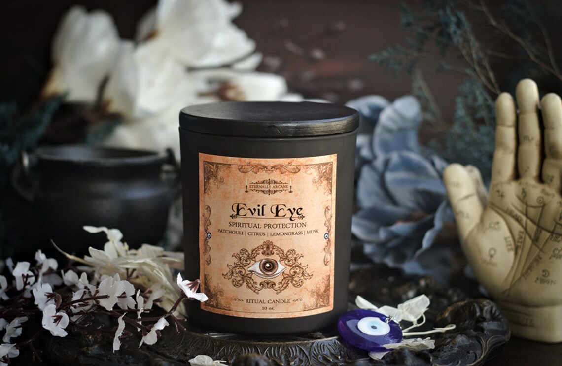 Evil Eye Protection Ritual Spell Candle Protection Candle | Etsy