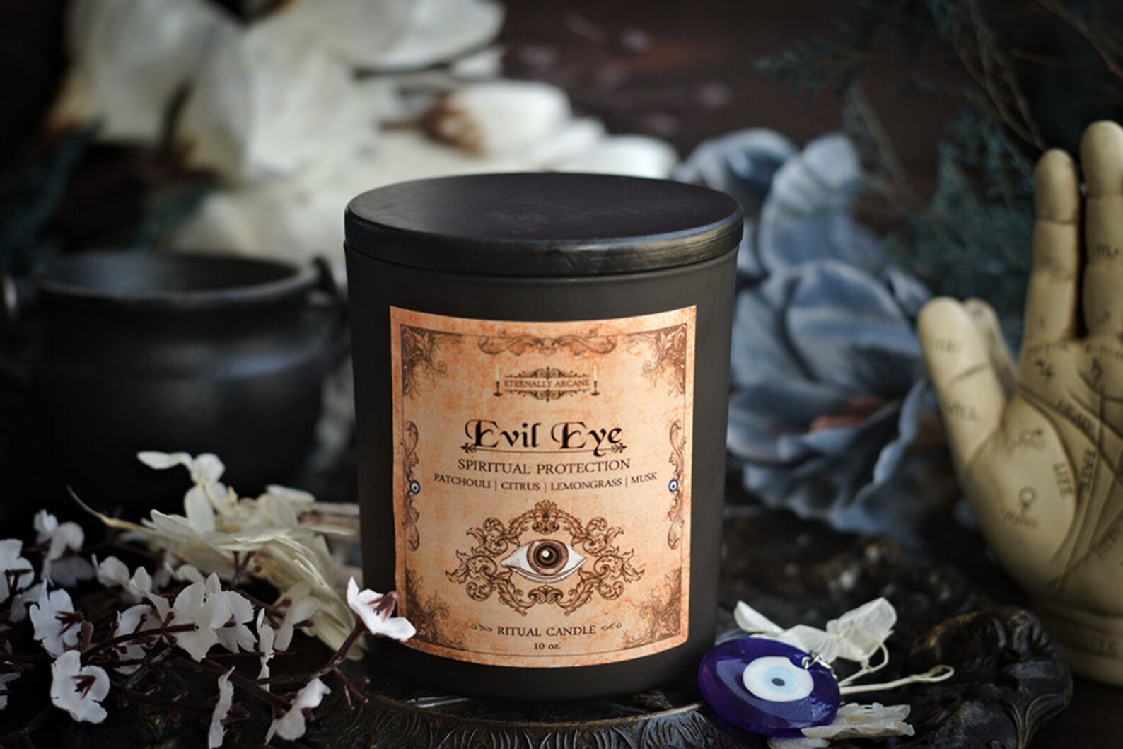 Evil Eye Protection Ritual Spell Candle Protection Candle | Etsy