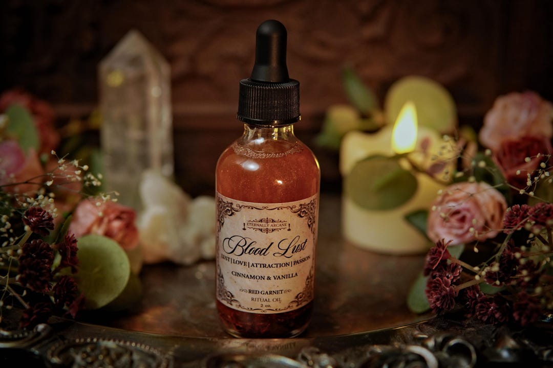 Blood Lust™ Vampire Lust Ritual Oil | Lust Oil | Love Spell Oil ...