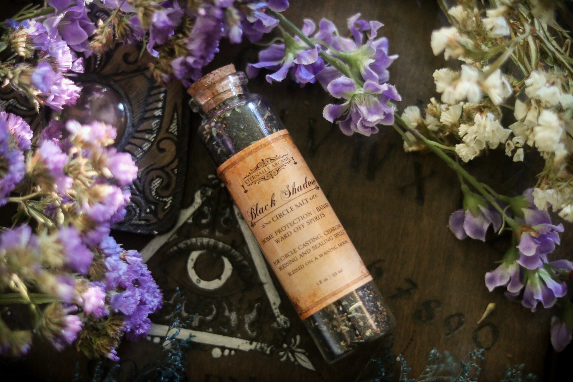 Black Shadow™ Witches’ Circle Salt for Spirit Protection | Ritual Salt ...