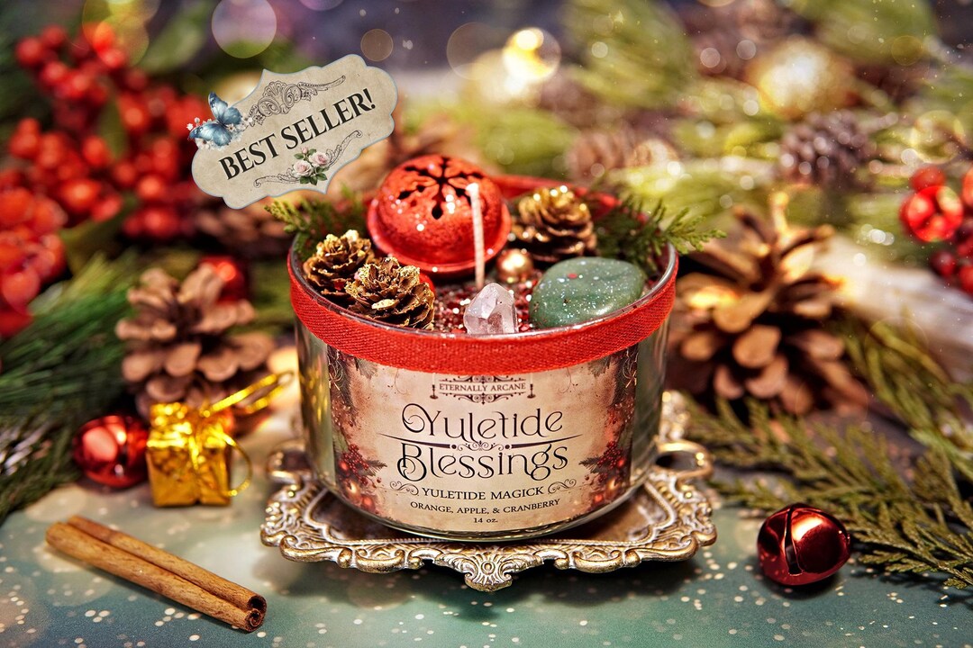 THE ORIGINAL Yuletide Blessings™ Ritual Candle ~ Yule Candle | Winter ...