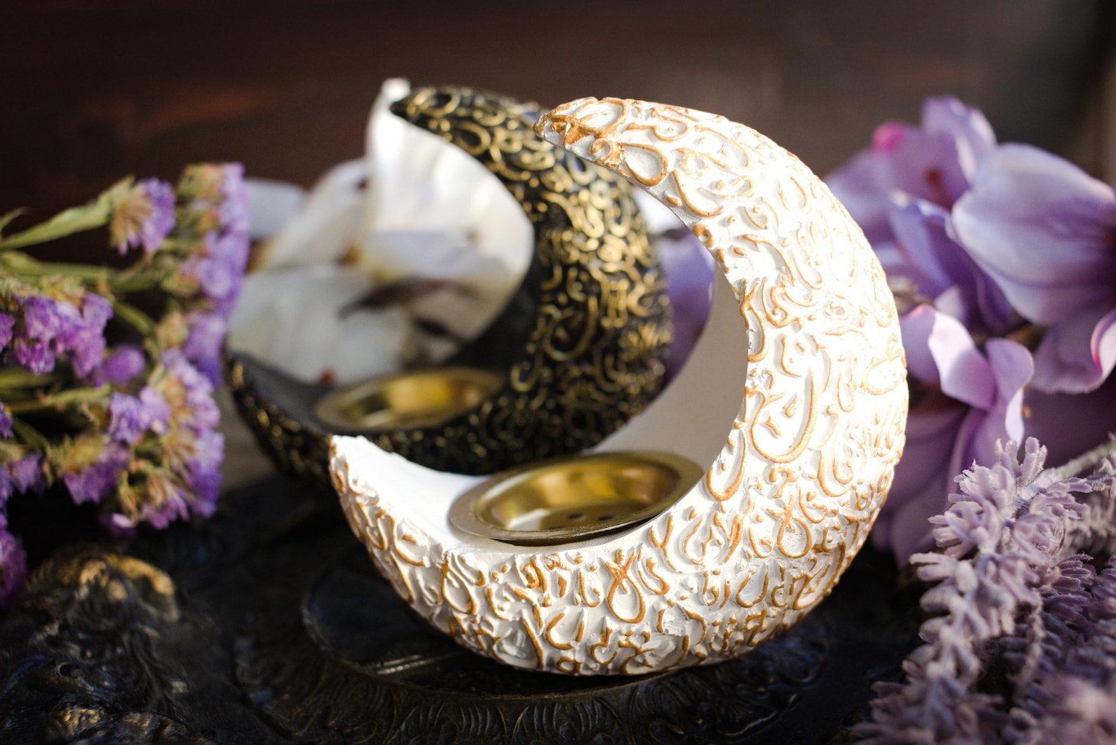 Crescent Moon Incense Burner Incense Holder Wicca Incense | Etsy