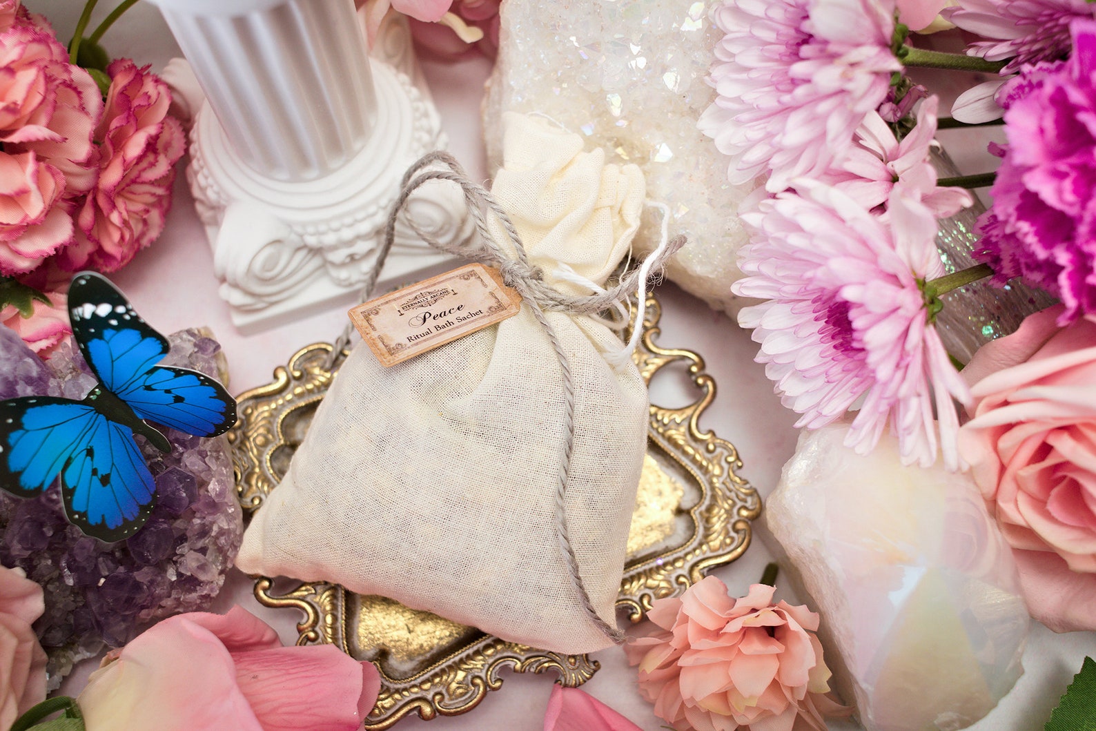 Peace Ritual Bath Sachet Tub Tea Ritual Bath Salts - Etsy