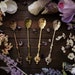 Altar Spoons Garden Victorian Incense Spoons Tiny Tea - Etsy