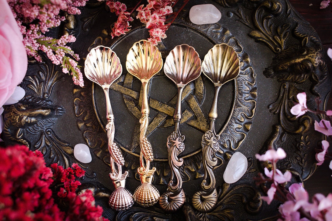 Aphrodite Spoon Birth of Venus Altar Spoon Victorian | Etsy