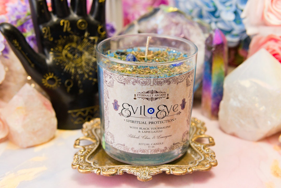 Evil Eye Protection Ritual Spell Candle | Witchcraft Psychic Protection ...
