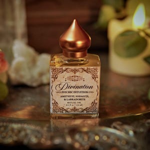 Divination Psychic Intuition Ritual Oil | Prophetic Dreams Spell Oil ...