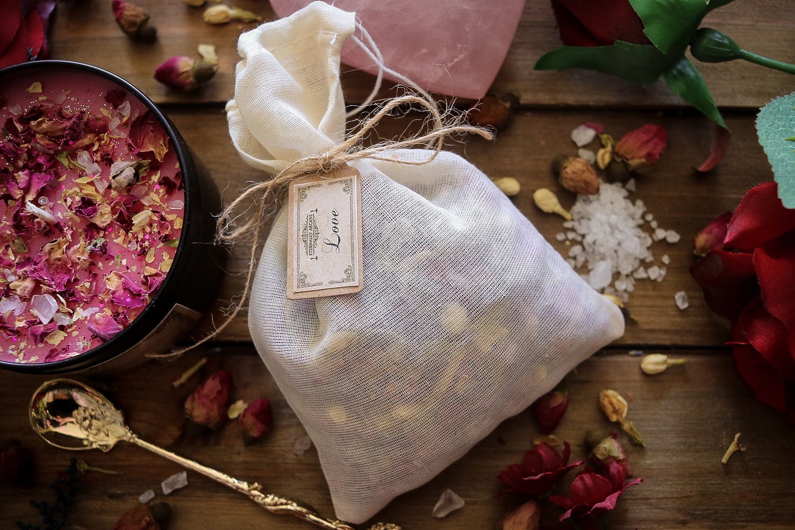 Love Ritual Bath Sachet Tub Tea Ritual Bath Salts Bath | Etsy