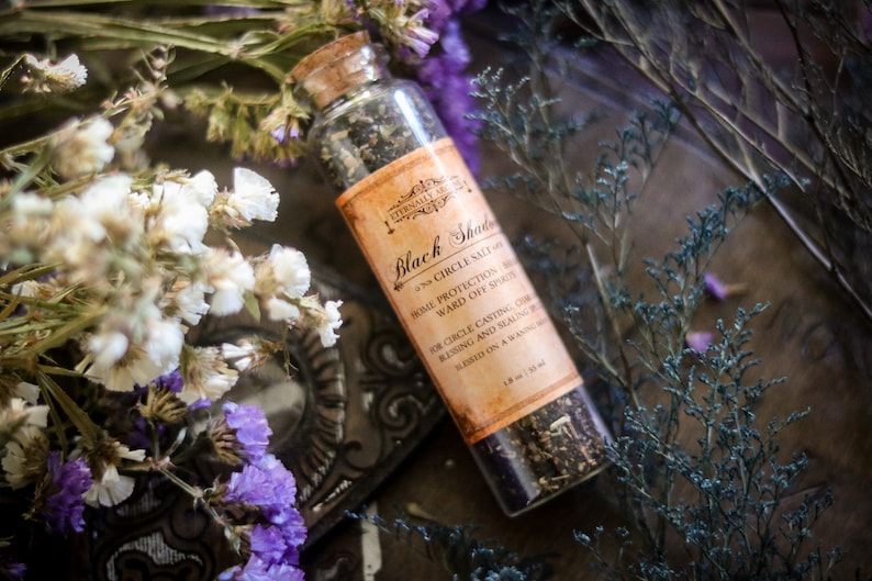Black Shadow™ Witches’ Circle Salt for Spirit Protection | Ritual Salt ...