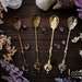 Altar Spoons Garden Victorian Incense Spoons Tiny Tea Spoons Tea Spoon ...