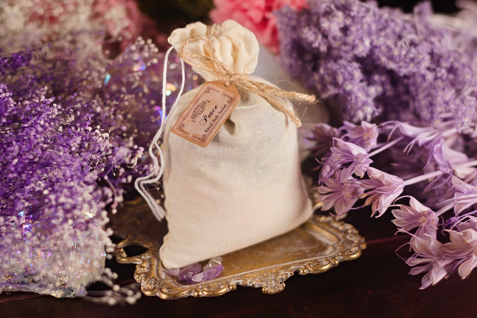 Peace Ritual Bath Sachet Tub Tea Ritual Bath Salts - Etsy