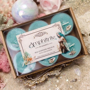 Amphitrite Sea Goddess Magick™ Ritual Tealights Mermaid Spell Candles ...