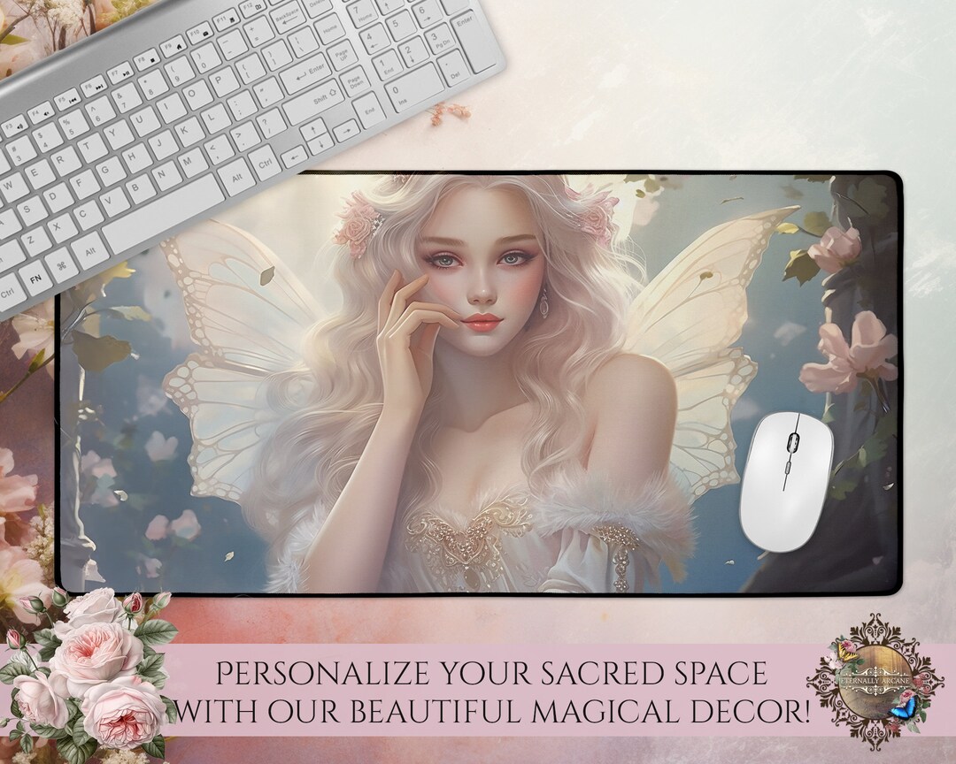 Magical Fairy Desk Mat Fairycore Cottagecore Mousepad Witchy Decor ...