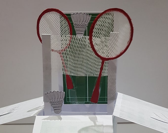 Badminton Pop up Box Cardmothers Day Pop Upfather's Day Pop Uphappy ...