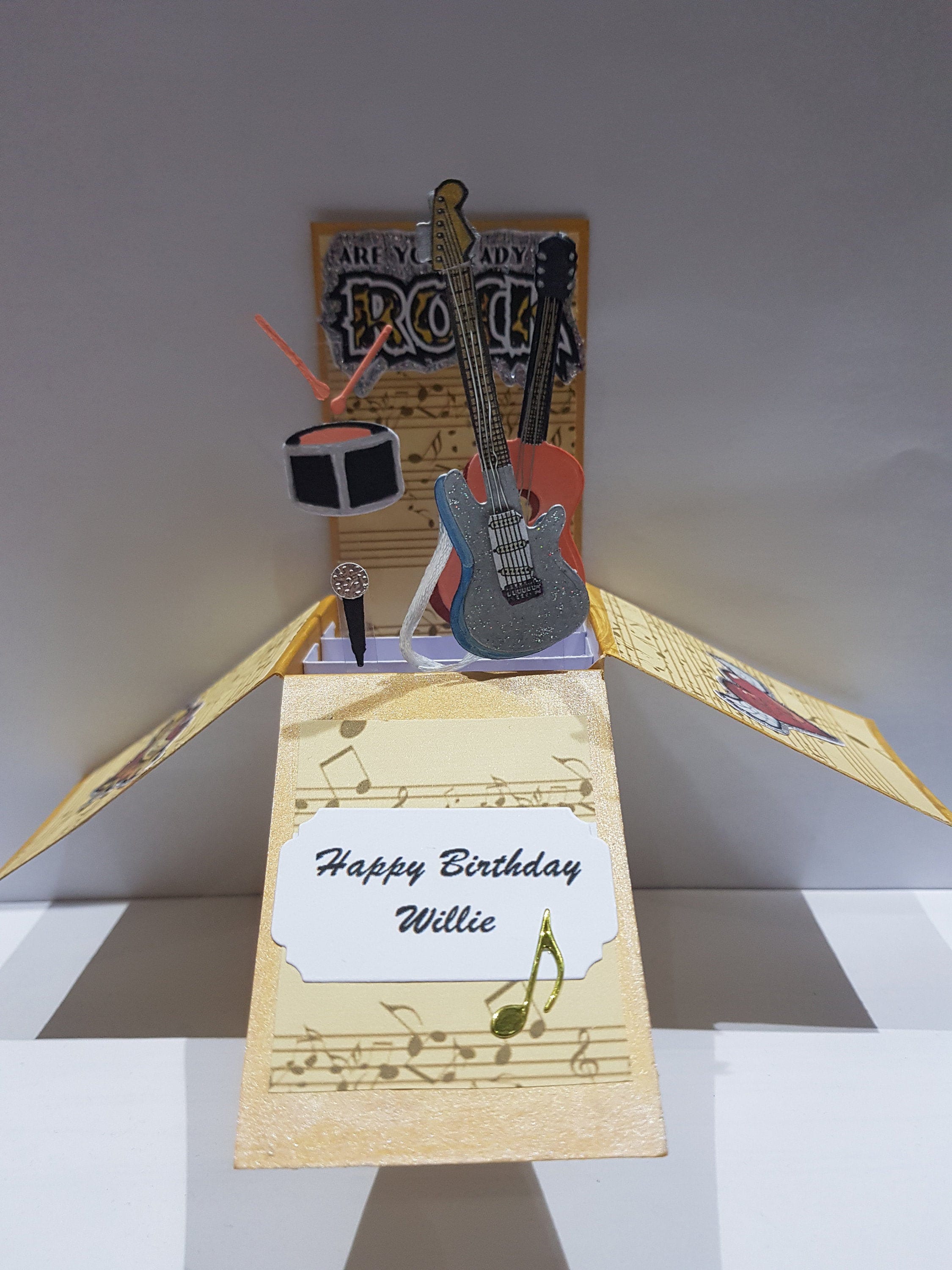 Musical Pop up Box Card*birthday Pop up Card*3d Card*pop up Card for ...