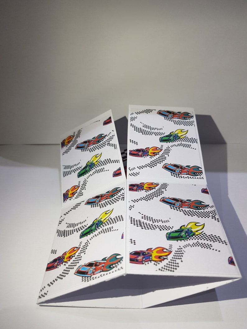 Racing Car Pop up Card*happy Birthday Pop Up*well Done Pop Up ...